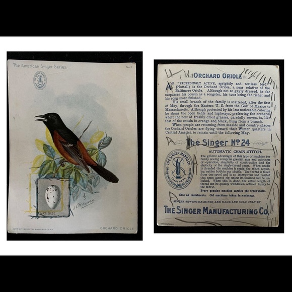 The Singer Manufacturing Co. | Art | Vintage Cards 89s Set Of The ...